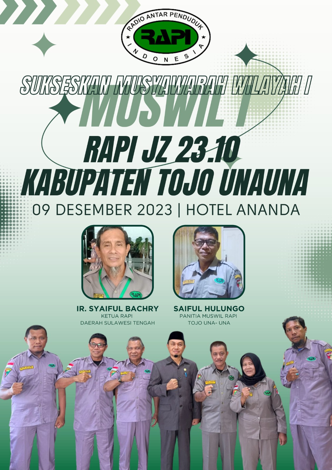 MUSWIL RAPI JZ 23.10 KABUPATEN TOJO UNA-UNA DIGELAR 9 DESEMBER 2023 – Jurnal Polri Sulteng