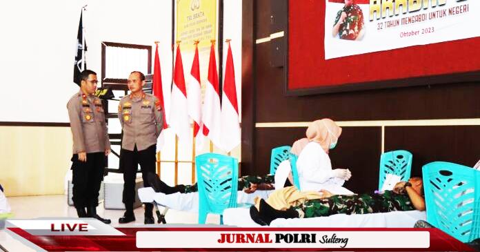 Momentum 32 Tahun Pengabdian AKABRI 91 diperingati di Mapolres Tojo Una ...